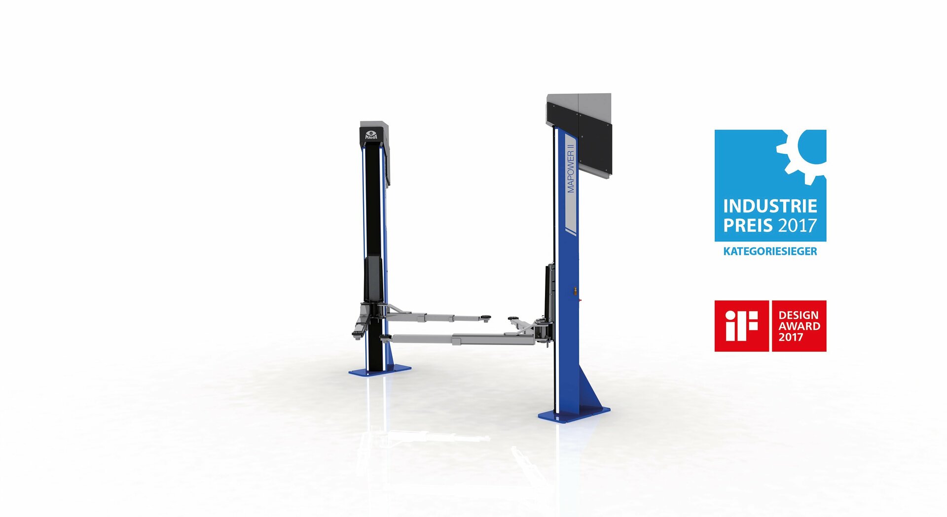 Technological development of the MAPOWER II two-post lift series | MAHA USA