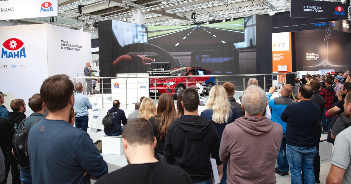 Visitor magnet MAHA trade fair booth | MAHA USA